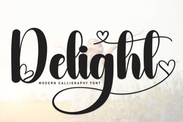 Delight Handwritten Typeface - Download Free Font