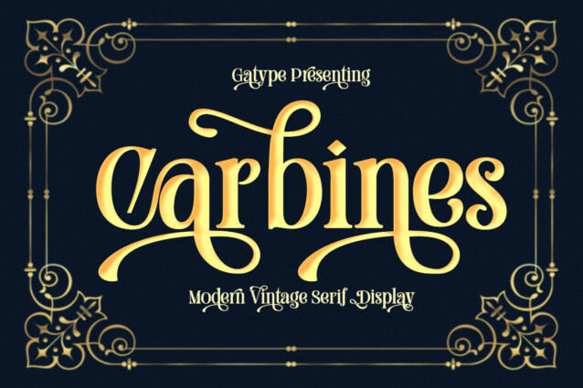 Carbines Font - Download Free Font