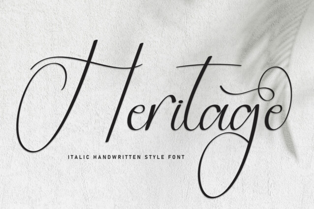 Heritage Script Typeface - Download Free Font