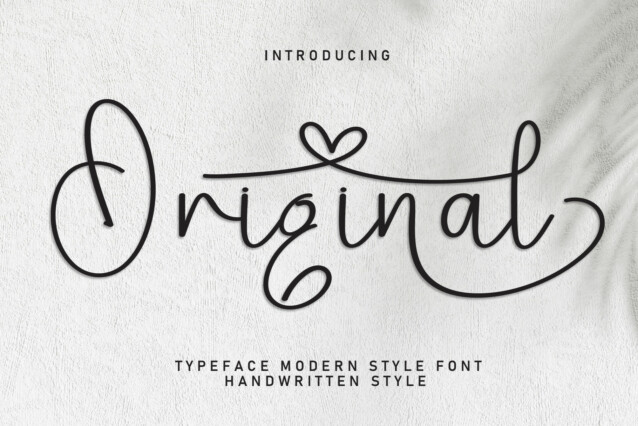 Original Script Typeface - Download Free Font