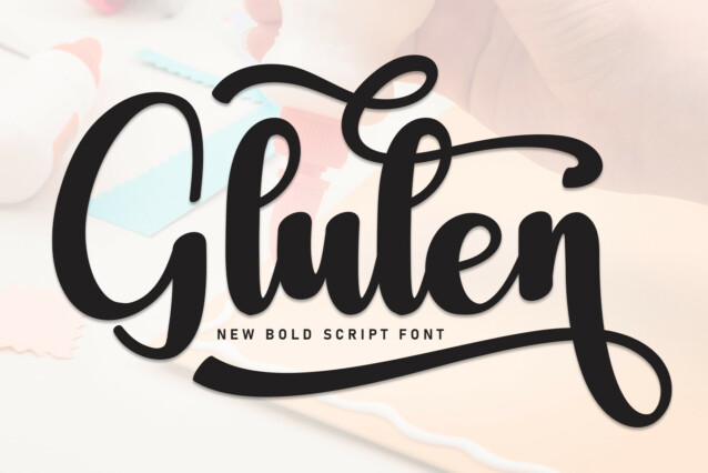 Gluten Script Font - Download Free Font