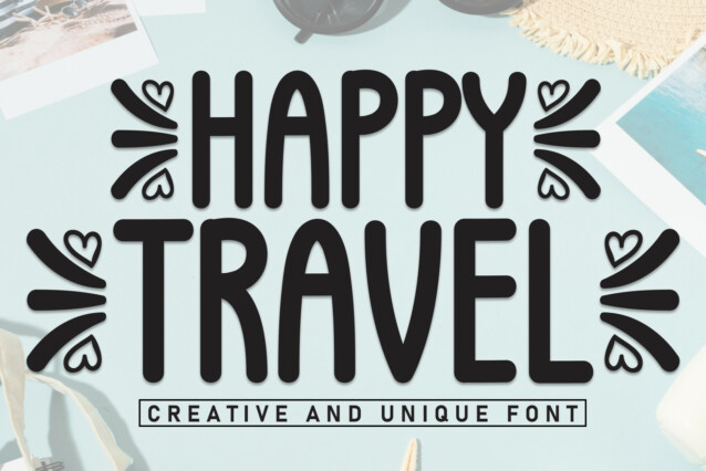 Happy Travel Display Font - Download Free Font