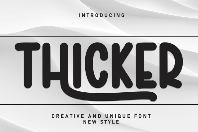 Thicker Display Font - Download Free Font