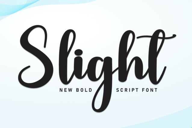 Slight Script Typeface - Download Free Font