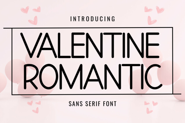Valentine Romantic Typeface - Download Free Font