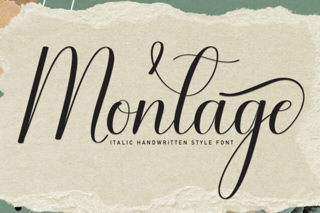 Montage Script Font - Download Free Font