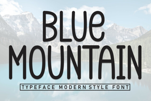 Blue Mountain Display Font - Download Free Font