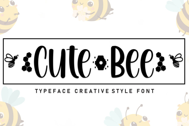 Cute Bee Display Font - Download Free Font