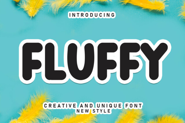 Fluffy Display Font - Download Free Font