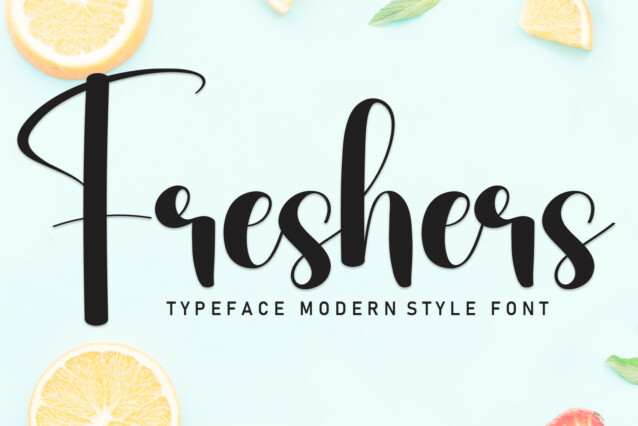 Freshers Script Font - Befonts