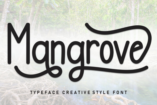 Mangrove Display Font - Befonts
