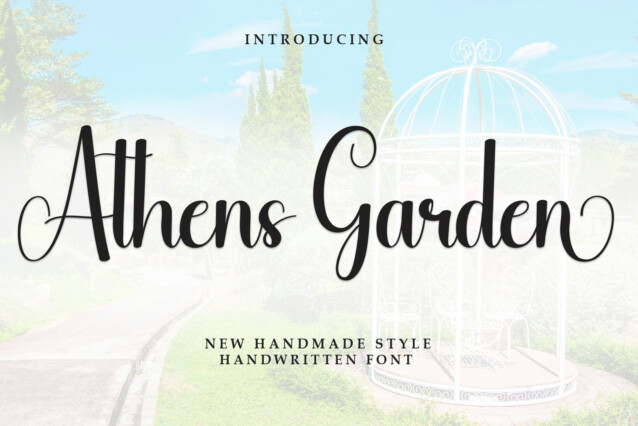 Athens Garden Font - Download Free Font