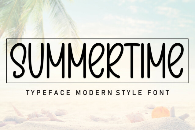 Summertime Display Font - Download Free Font