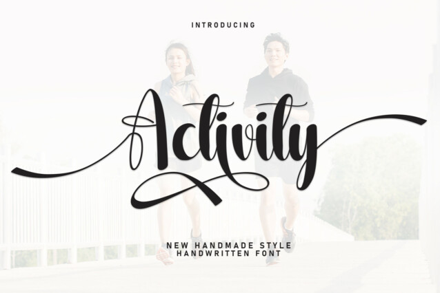 Activity Script Typeface - Download Free Font