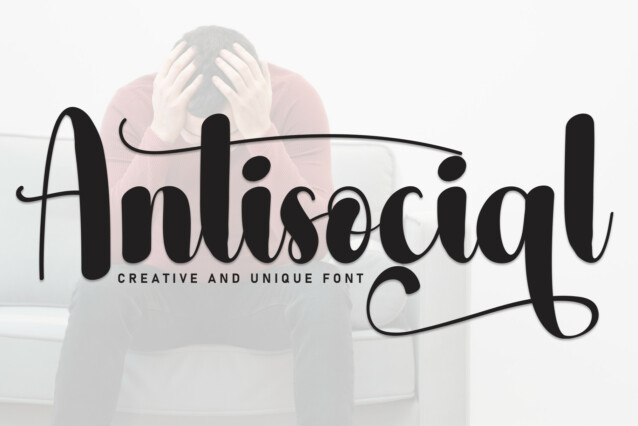 Antisocial Script Font - Download Free Font