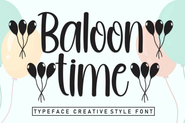 Baloon Time Script Font - Download Free Font