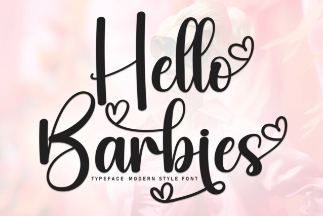 Hello Barbies Script Font - Befonts