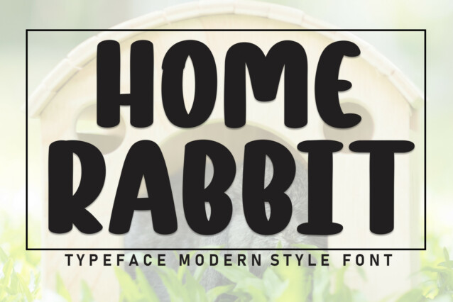 Home Rabbit Display Font - Download Free Font