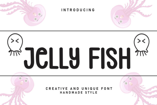 Jelly Fish Display Font - Download Free Font