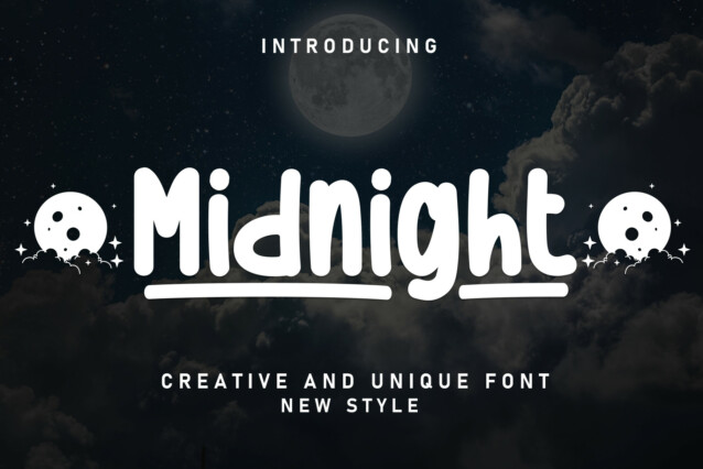 Midnight Display Typeface - Download Free Font