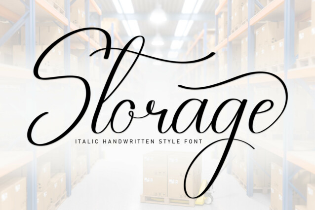 Storage Script Font - Download Free Font