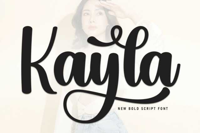 Kayla Script Typeface - Download Free Font