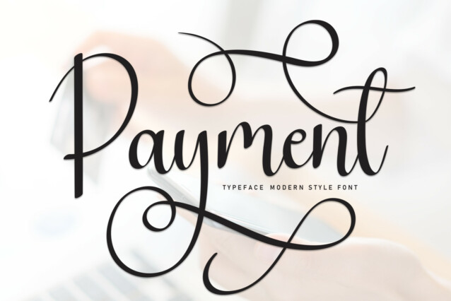 Payment Font - Download Free Font