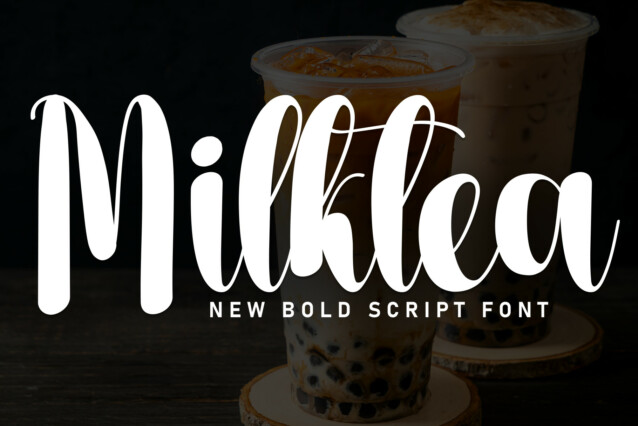 Milktea Script Font - Download Free Font