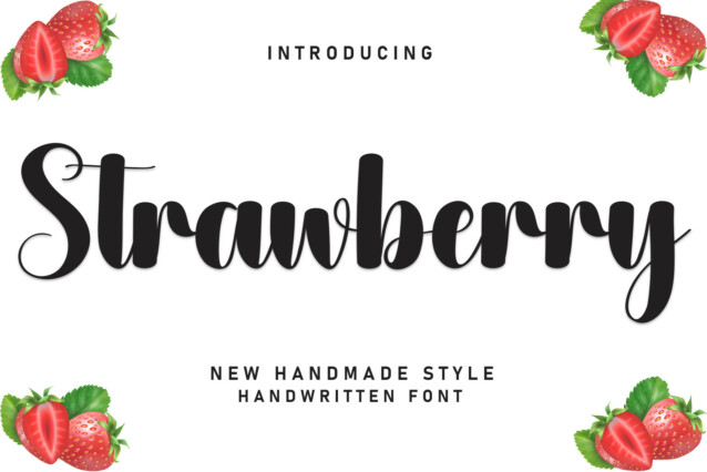 Strawberry Script Font - Download Free Font