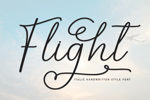 Flight Handwritten Font - Download Free Font