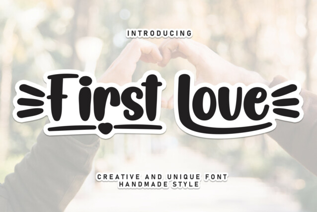 First Love Display Font - Download Free Font