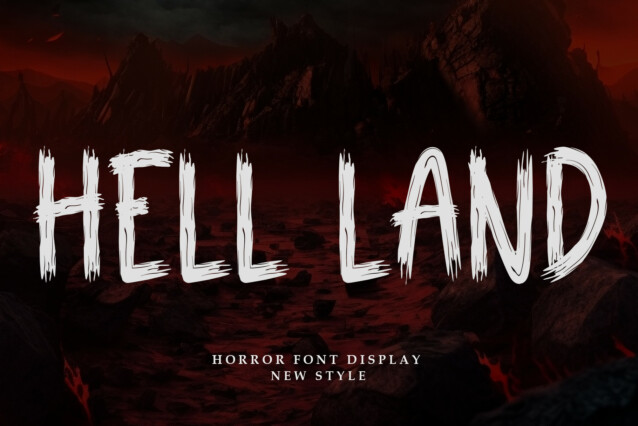 Hell Land Brush Font - Download Free Font