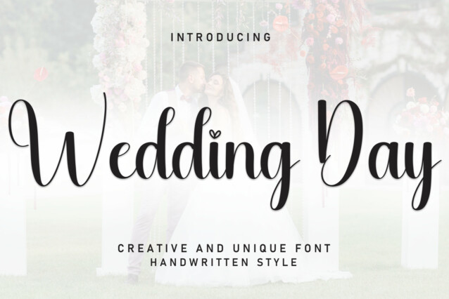 Wedding Day Script Typeface - Download Free Font