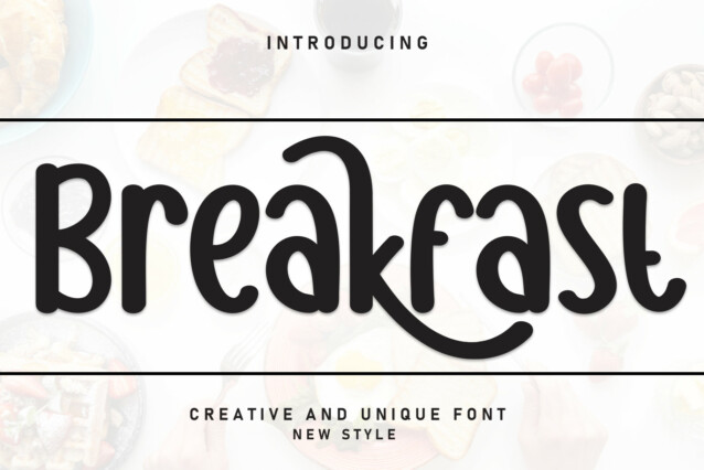 Breakfast Display Typeface - Download Free Font