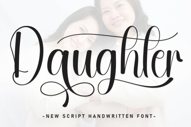 Daughter Script Typeface - Download Free Font