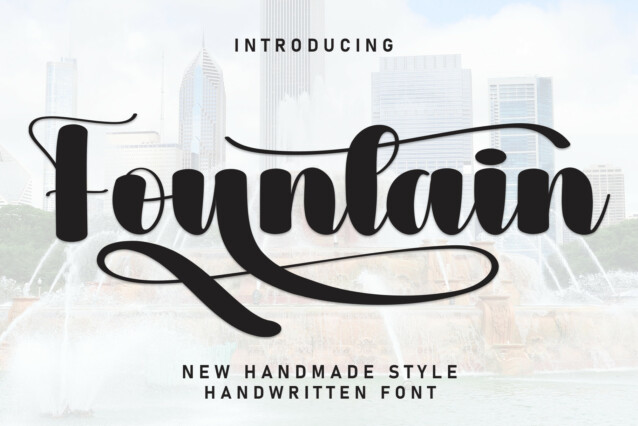 Fountain Script Font - Download Free Font