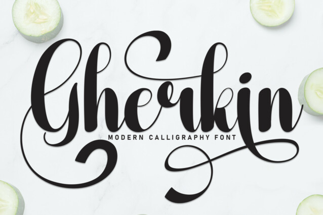 Gherkin Script Font - Download Free Font