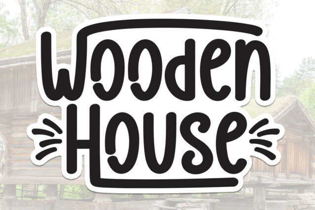 Wooden House Display Typeface - Download Free Font