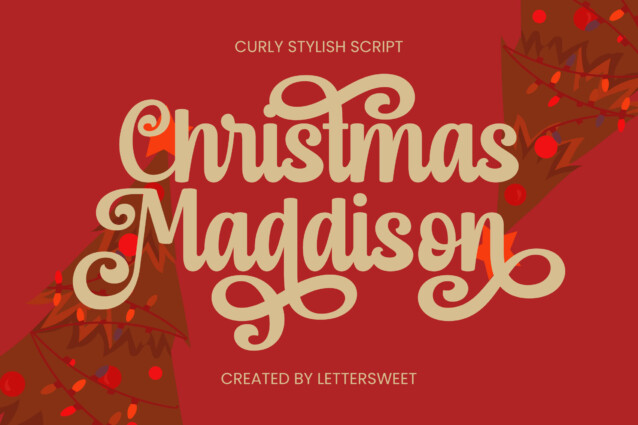 Christmas Maddison Font - Download Free Font
