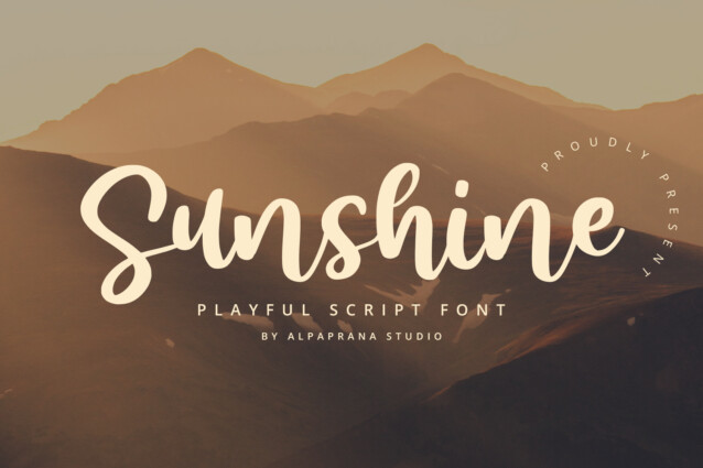 Sunshine Typeface - Download Free Font