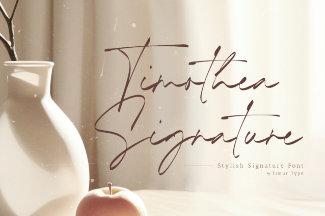 Timothea Signature Font - Download Free Font