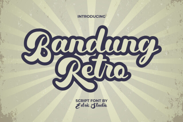 Bandung Retro Font - Download Free Font