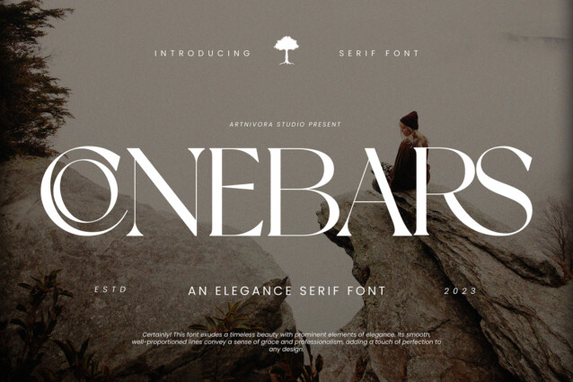 Conebars Font - Download Free Font