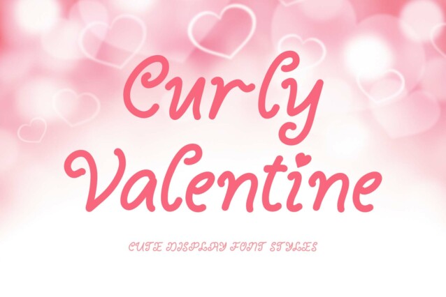 Curly Valentine Font - Download Free Font