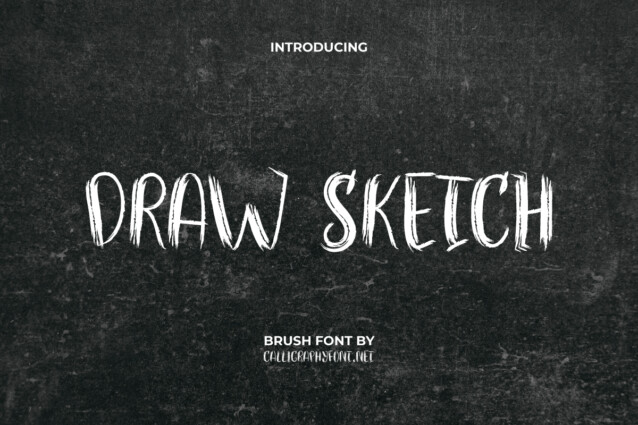 Draw Sketch Font - Download Free Font