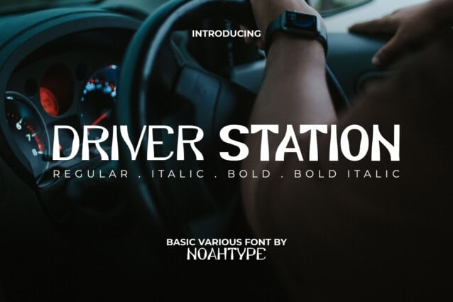 Driver Station Font - Download Free Font