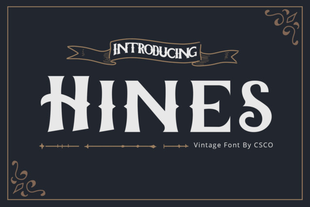 Hines Font - Download Free Font