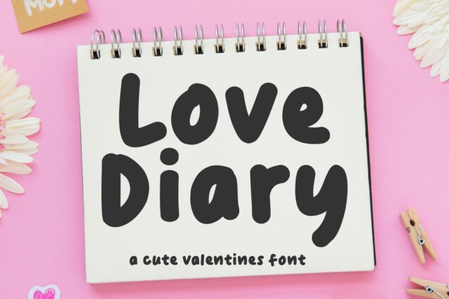 Love Diary Display Font - Download Free Font