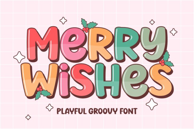 Merry Wishes Display Font - Download Free Font