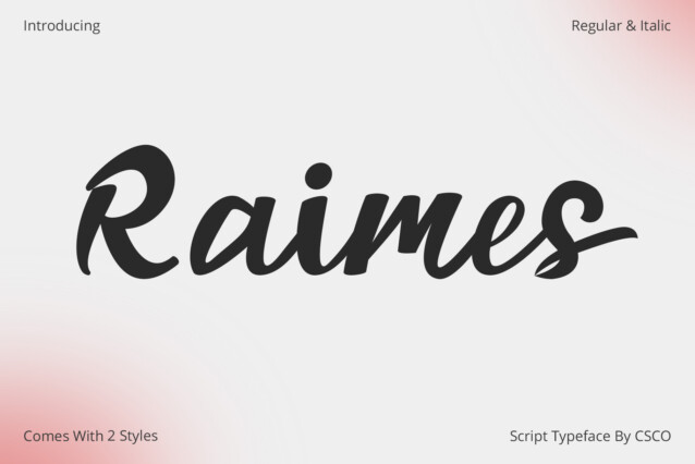 Raimes Font - Download Free Font